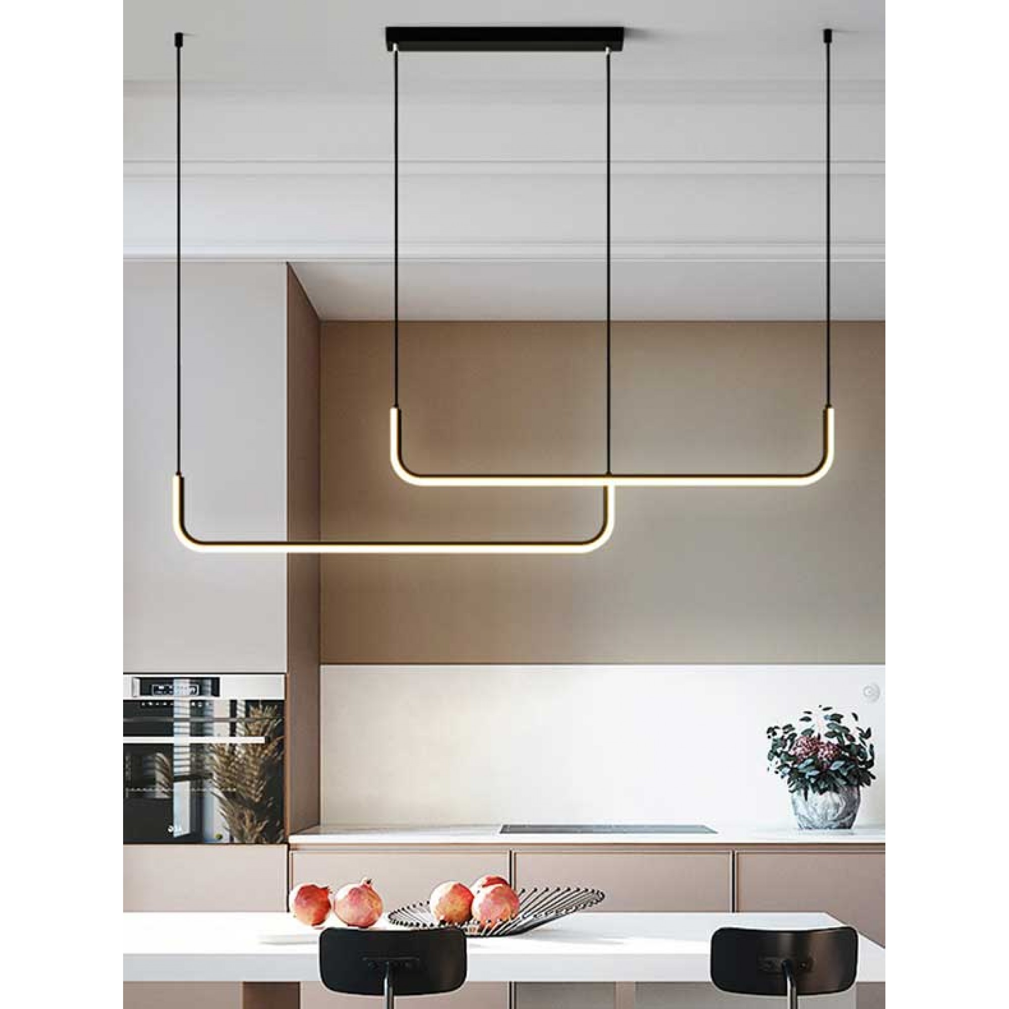 ΚΡΕΜΑΣΤΟ ΦΩΤΙΣΤΙΚΟ LED BILBO BLACK ΜΕ ΑΣΥΡΜΑΤΟ ΤΗΛΕΧΕΙΡΙΣΜΟ - DIMMABLE ...