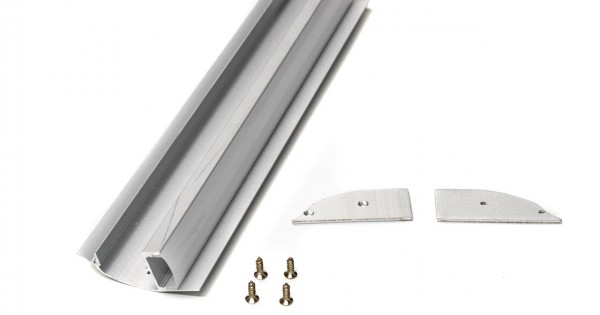ΣΕΤ ΠΡΟΦΙΛ ΤΟΙΧΟΥ ΑΣΗΜΙ ΜΕ ΚΑΛΥΜΜΑ OPAL (2Μ) - CUBALUX