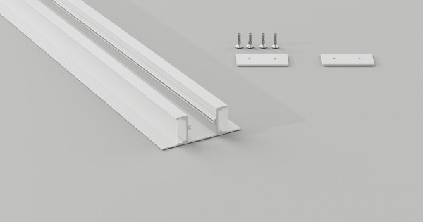 ΣΕΤ ΠΡΟΦΙΛ ΔΙΠΛΗΣ ΕΚΠΟΜΠΗΣ ΛΕΥΚΟ ΜΕ ΚΑΛΥΜΜΑ OPAL (2Μ) - CUBALUX