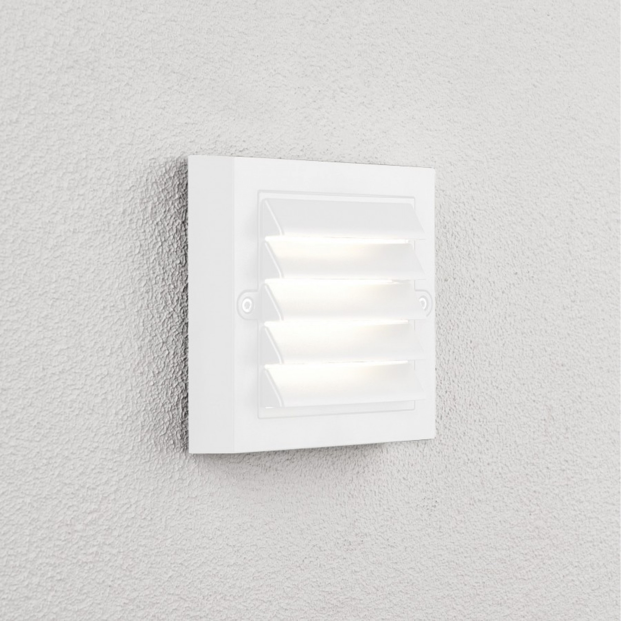 LED Απλίκα Εξωτερικού Χώρου Σε Λευκό Χρώμα Τετράγωνη 6W - Spotlight