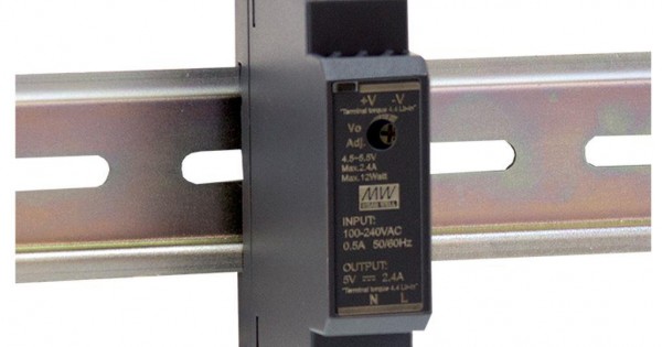 ΤΡΟΦΟΔΟΤΙΚΟ ΡΑΓΑΣ 15W/24V/0.63A ULTRA SLIM HDR-15-24 MEAN WELL