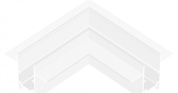 Horizontal 90° Joint Για ΜΑΓΝΗΤΙΚΗ ΡΑΓΑ Χωνευτή Standard 48v Λευκό ...