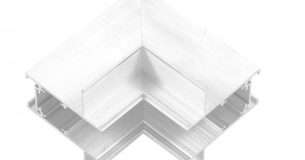 Vertical 90° Joint Recessed Για ΜΑΓΝΗΤΙΚΗ ΡΑΓΑ Χωνευτή Standard 48v ...