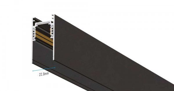 ΜΑΓΝΗΤΙΚΗ ΡΑΓΑ Standard 48v Magnetic Track Surface Mounted 2m Μαύρο ...