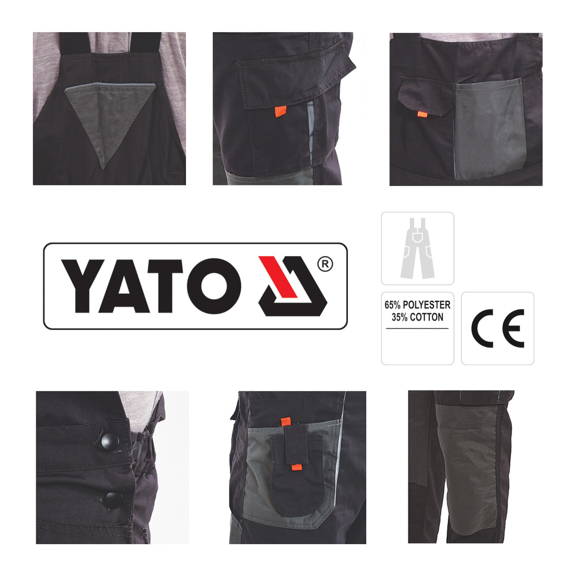 YATO ΦΟΡΜΑ ΕΡΓΑΣΙΑΣ ΜΕ ΤΙΡΑΝΤΕΣ - XL-ΜΕΓΕΘΟΣ