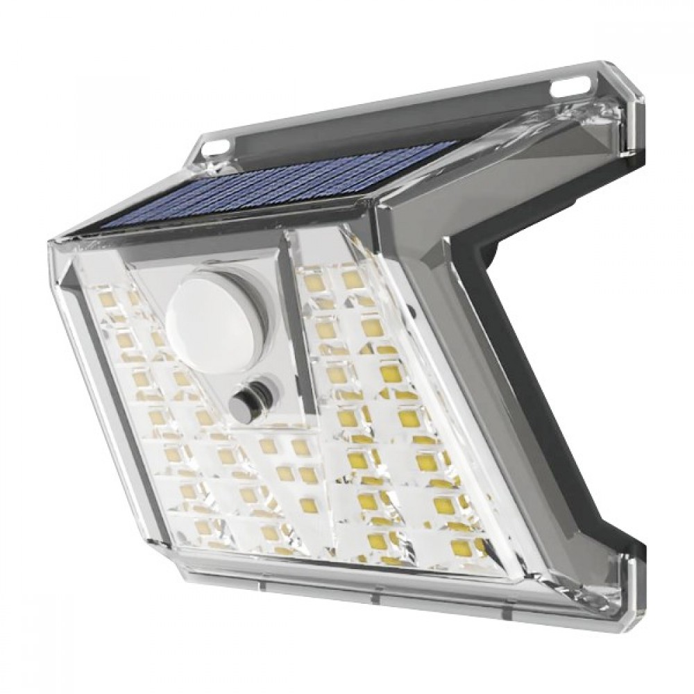 ΗΛΙΑΚΟ ΦΩΤΙΣΤΙΚΟ ΤΟΙΧΟΥ LED ΜΕ ΑΙΣΘΗΤΗΡΑ PIR 2W 6000K Spotlight