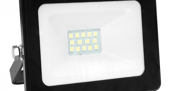 Αδιάβροχος LED SMD Προβολέας Αλουμινίου 10W Σε Μαύρο Χρώμα 12-24V IP66 ...