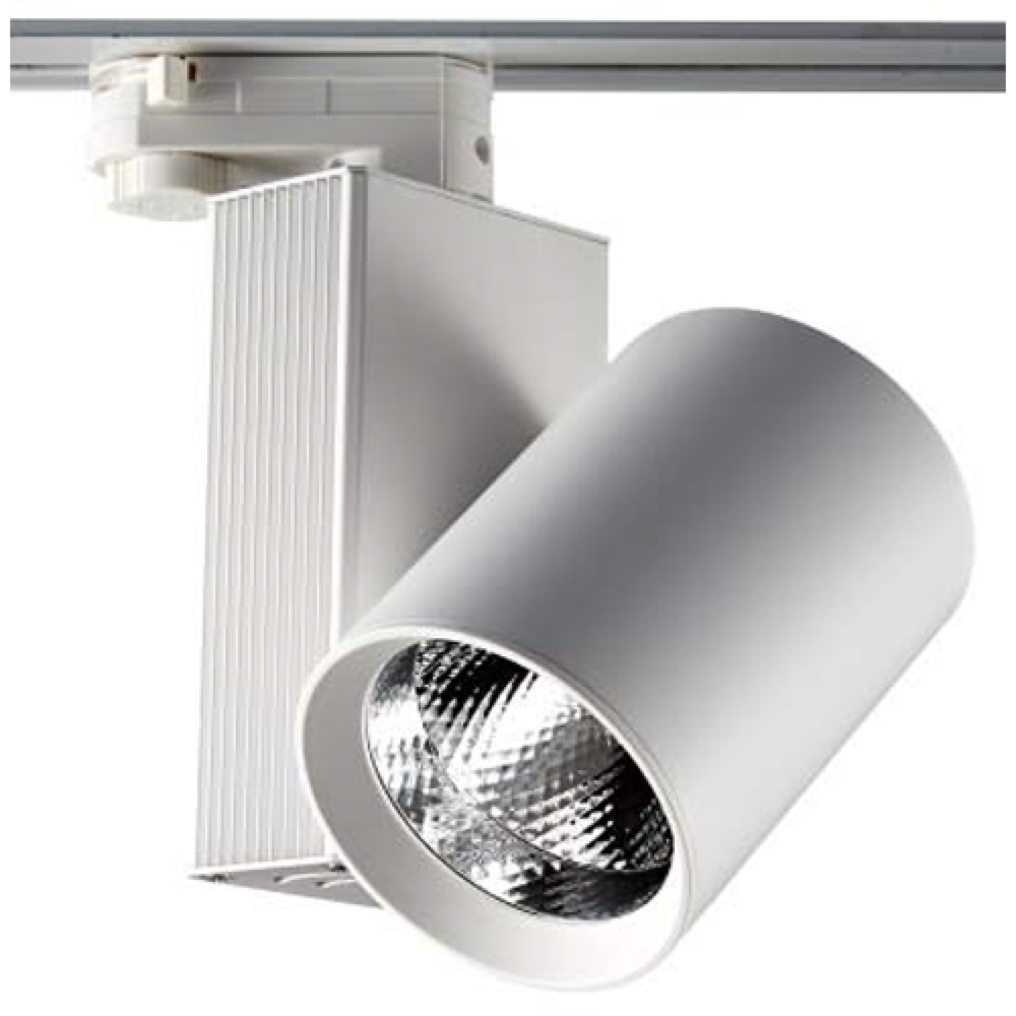 Σποτ Ράγας 20W LED COB 2700K Θερμό Λευκό Με Τριφασικό Αντάπτορα Λευκό ...