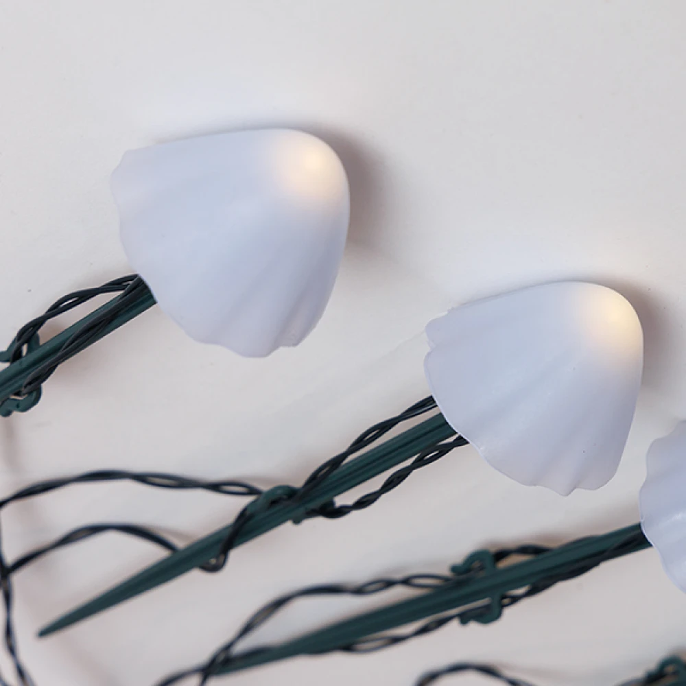 ΣΕΙΡΑ ΜΕ 8 LED ΛΕΥΚΑ ΠΛΑΣΤΙΚΑ ΜΑΝΙΤΑΡΙΑ ...