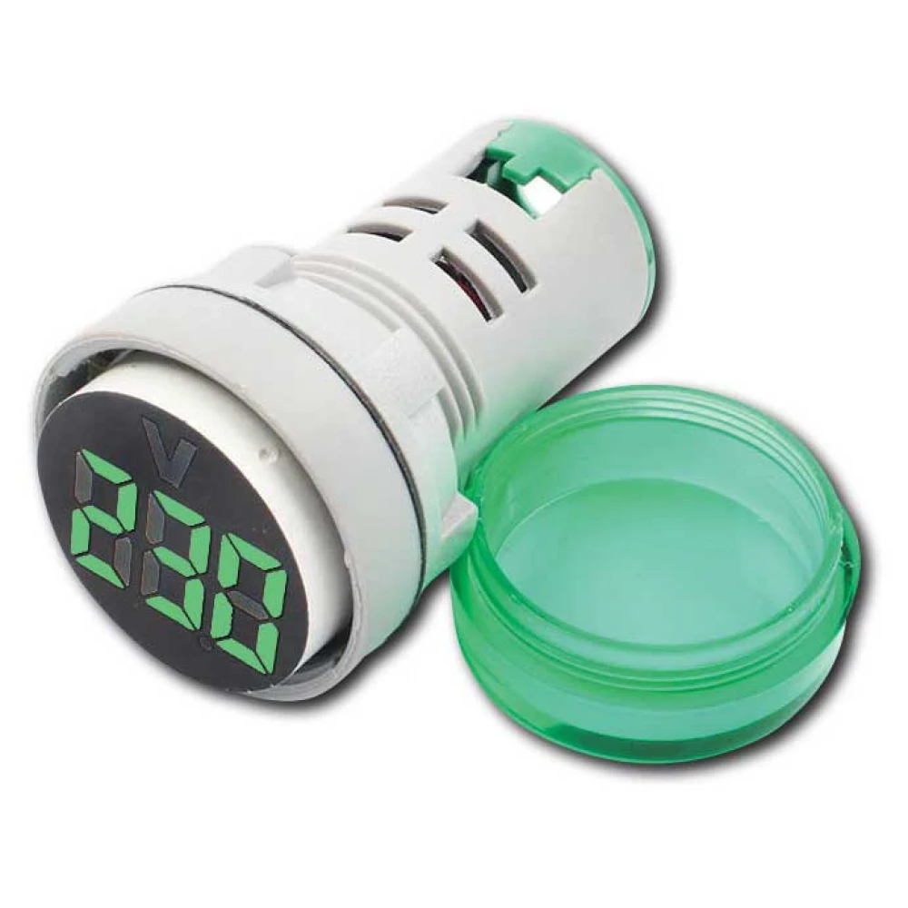 Ψηφιακό Βολτόμετρο VM-20-500V AC GREEN - Amarad