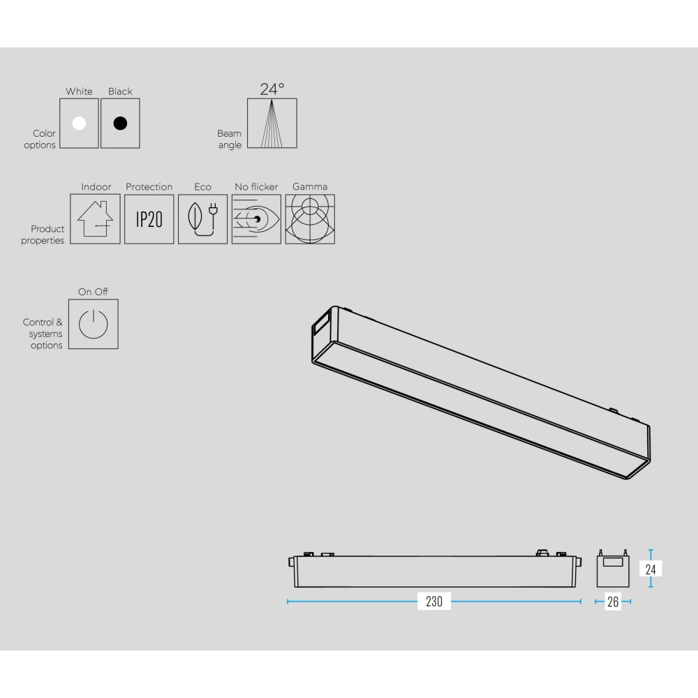 Slim 48V Magnetic Flood Light 24 μοιρών 10W Ra90 για ...