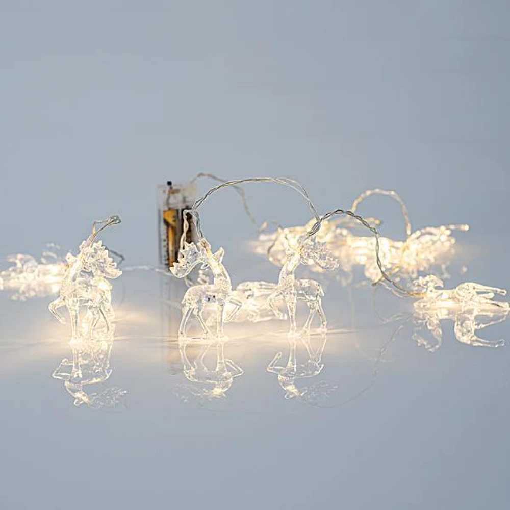 ΣΕΙΡΑ, 10 LED 5mm, ΜΕ ΑΚΡΥΛΙΚΑ ΤΑΡΑΝΔΑΚΙΑ,